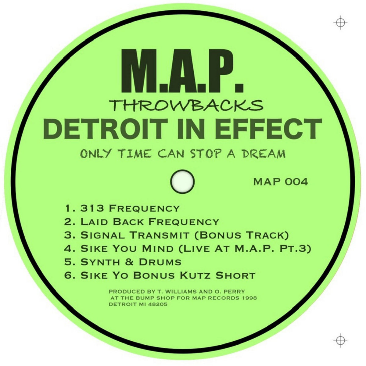 DETROIT IN EFFECT-ONLY TIME CAN STOP A DREAM – Technique Records LLC