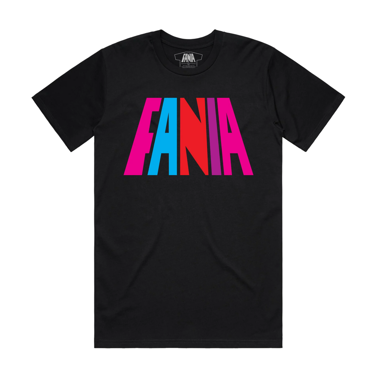 FANIA-LOGO TEE ( BLACK) – Technique Records LLC