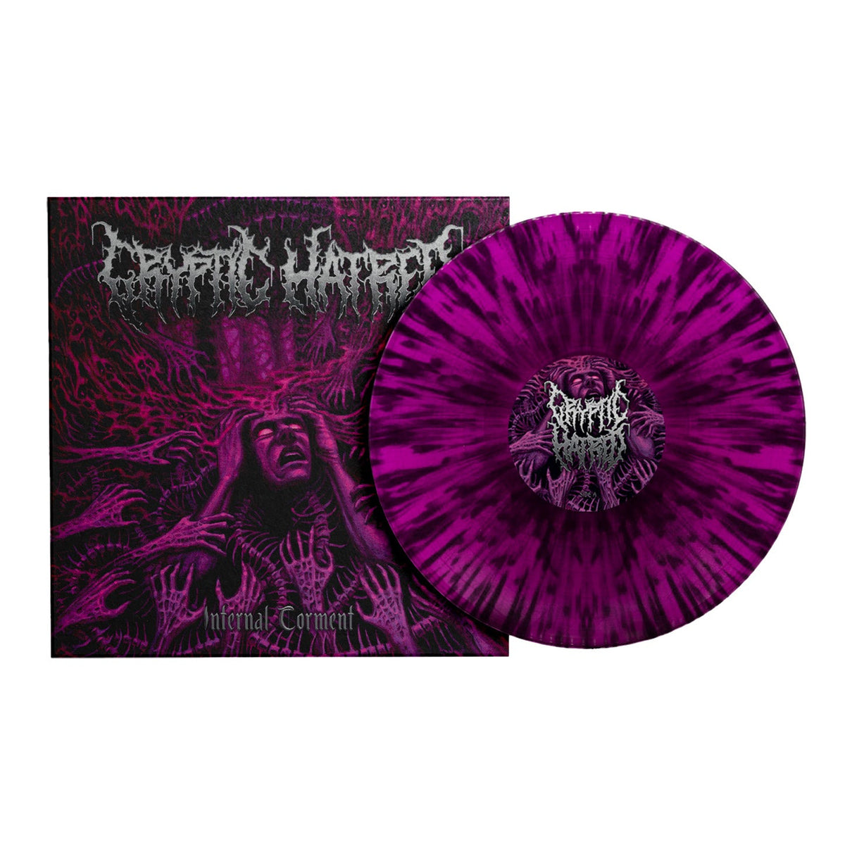 Cryptic Hatred "Internal Torment" LP Violet/Black Splatter – Technique ...